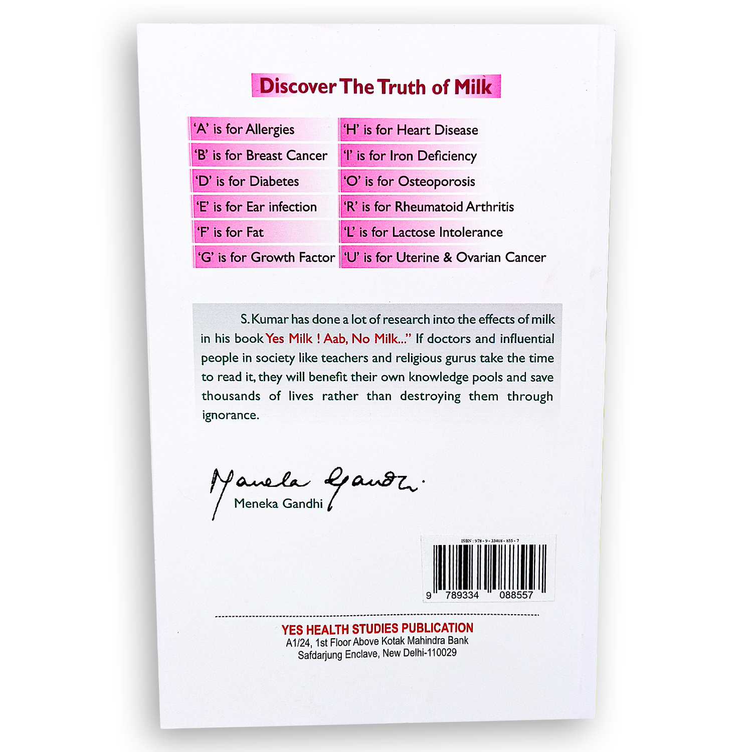 Yes Milk! Aab No Milk (An Eye Opening Scientific Book about the truth ...